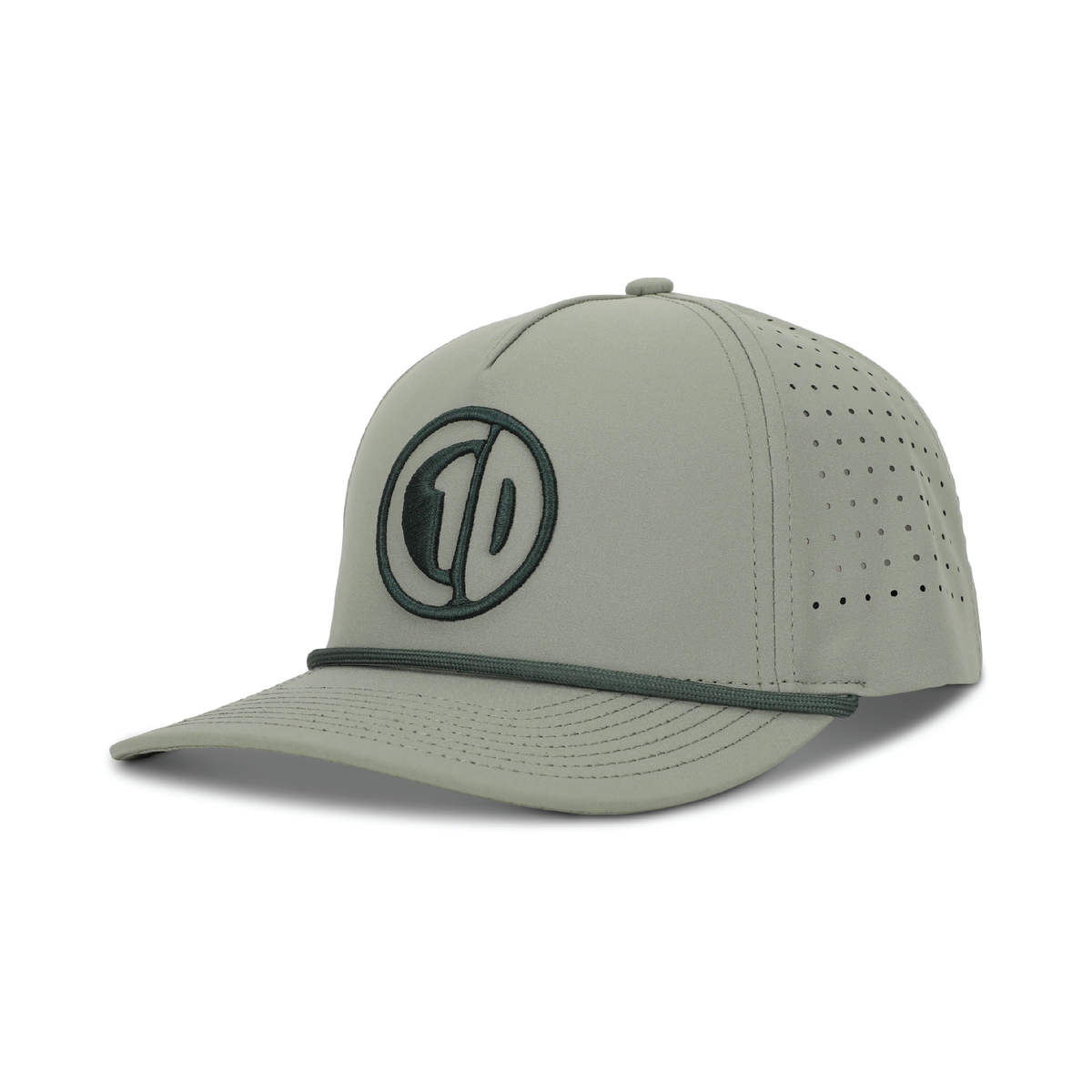 C1 Perforated+ Rope Hat - Olive – Circle 1 Disc