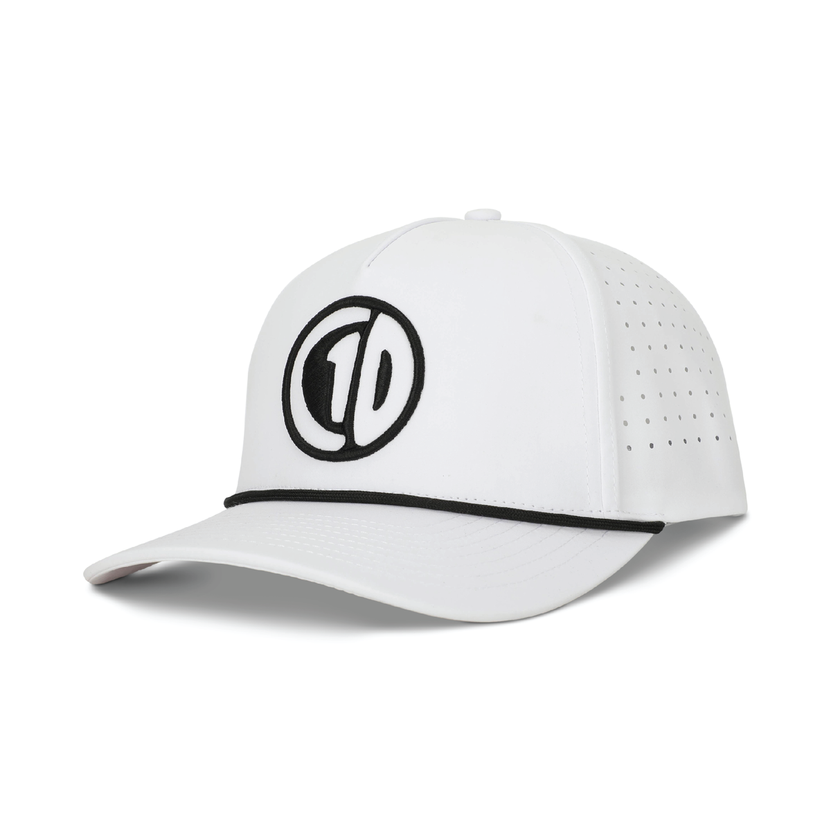 C1 Perforated+ Rope Hat - White – Circle 1 Disc